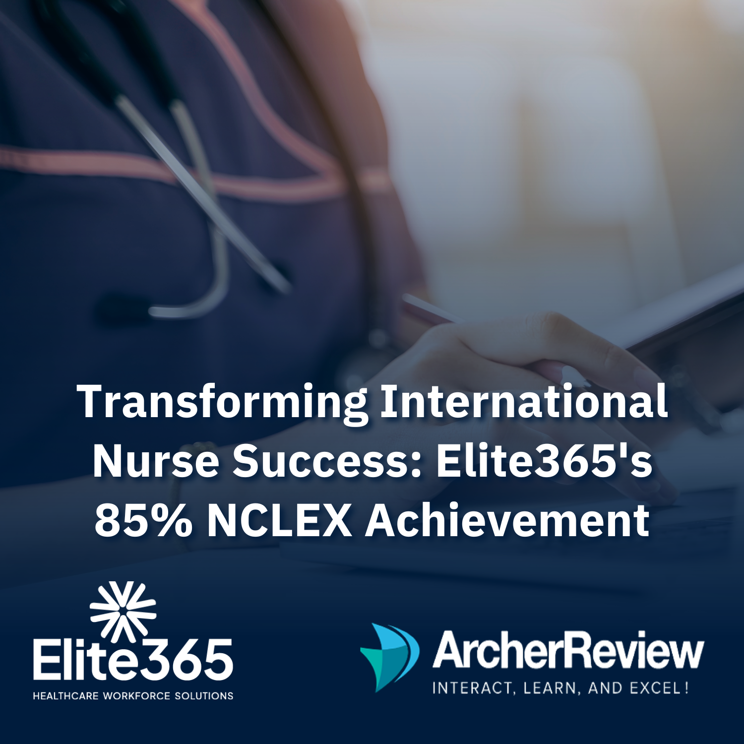 Transforming International Nurse Success: Elite365's 85% NCLEX Achievement
